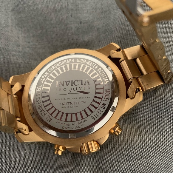 Invicta | Accessories | Mens Invicta Gold Watch | Poshmark